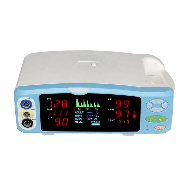 Multi Parameter Metal Vital Signs Medical Monitor Portable Patient ...