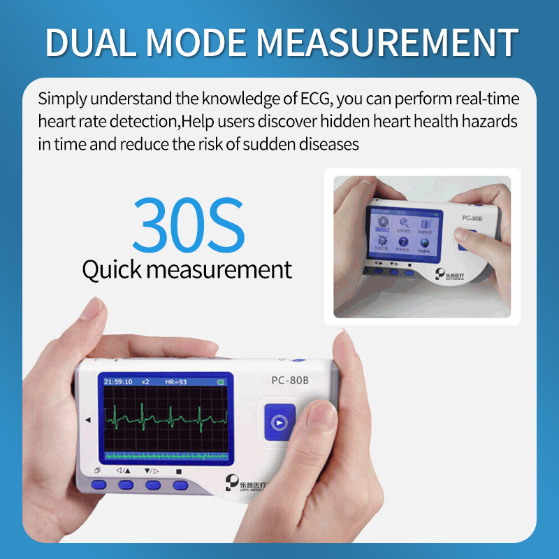 Holter Home Ekg Monitor Ecg Apparatus Ecg Machine Wireless Single ...